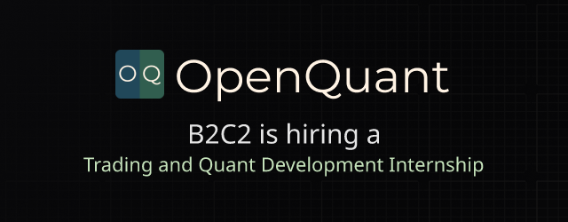 Trading and Quant Development Internship - B2C2
