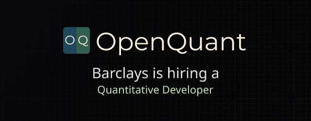 Quantitative Developer - Barclays