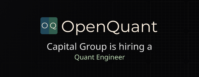 Quant Engineer - Capital Group