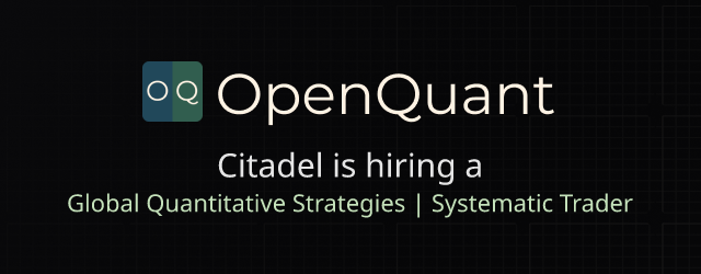 Global Quantitative Strategies | Systematic Trader - Citadel