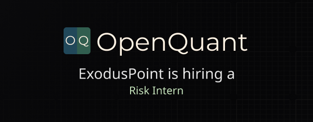 Risk Intern - ExodusPoint