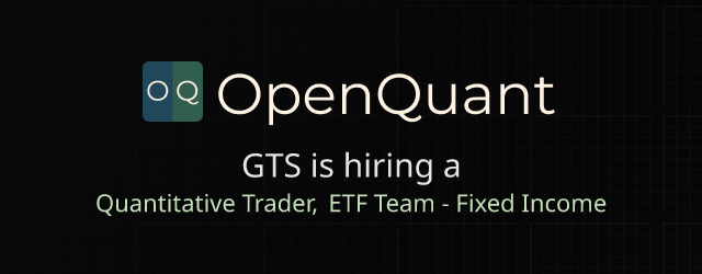 Quantitative Trader, ETF Team - Fixed Income - GTS