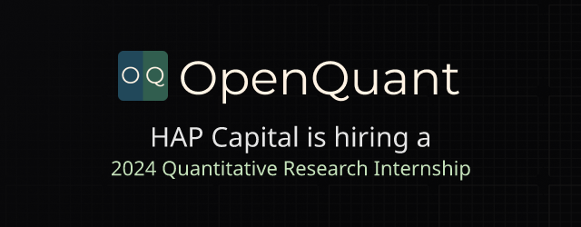2024 Quantitative Research Internship - HAP Capital