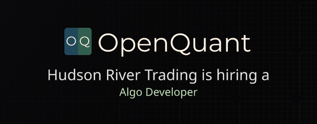 Algo Developer - Hudson River Trading