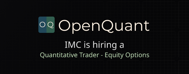 Quantitative Trader - Equity Options - IMC