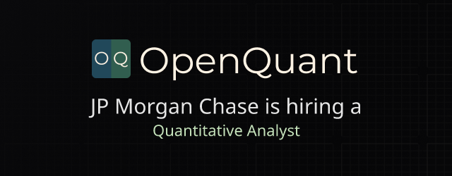 Quantitative Analyst - JP Morgan Chase