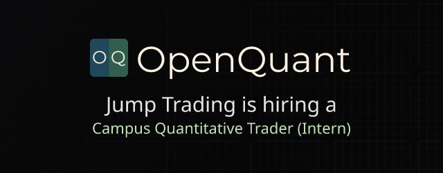 Campus Quantitative Trader (Intern) - Jump Trading