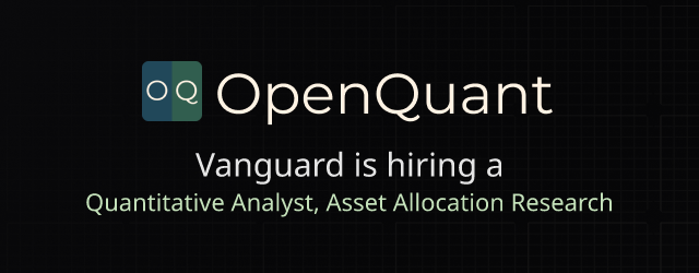 Quantitative Analyst, Asset Allocation Research - Vanguard