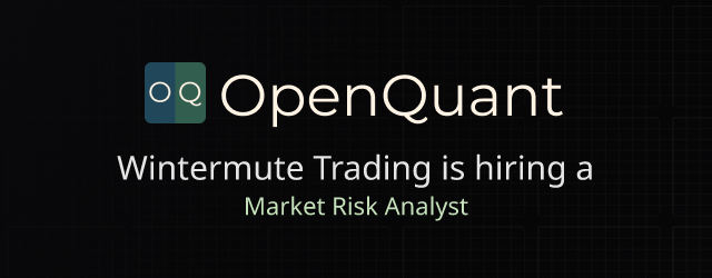 Market Risk Analyst - Wintermute Trading
